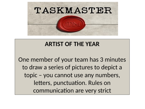 A Level PE 'taskmaster' lesson activity | Teaching Resources