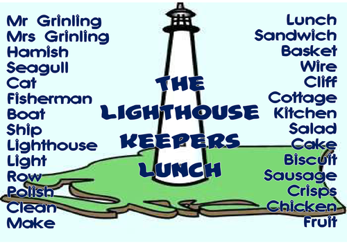 LIGHTHOUSE KEEPERS LUNCH STORY RESOURCES LITERACY READING EARLY YEARS ...
