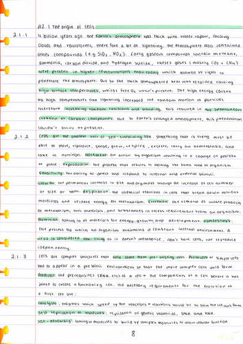 IB Biology A2.1 Origins of Cells | Teaching Resources
