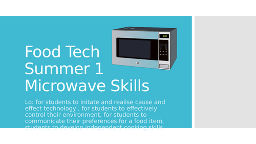 Microwave Skills - Food tech PPT and MTP (PMLD/SLD/SEND) | Teaching ...