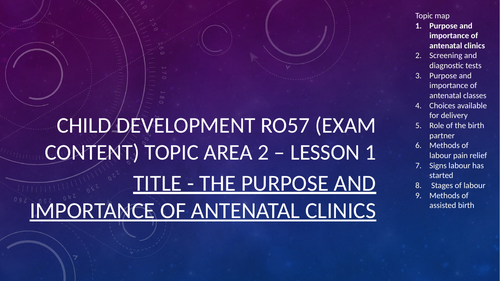 R057 TA2 Full topic- Child development | Teaching Resources