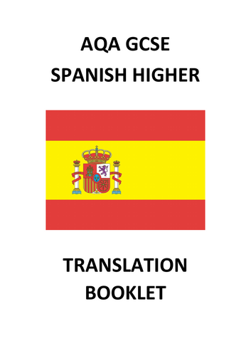 AQA translation booklet | Teaching Resources