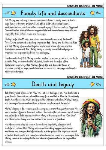 Bob Marley | Music | Reggae & Social Change | Teaching Resources
