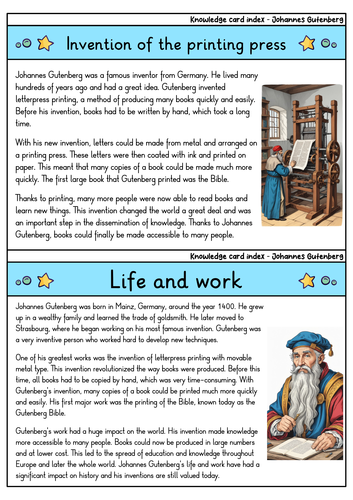 Johannes Gutenberg | History & Technology | Printing Revolution ...