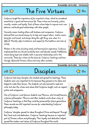 Confucius | Philosophy | Ethics & Social Harmony | Teaching Resources
