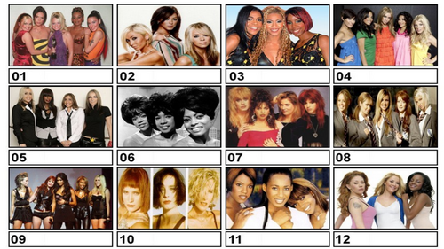 Girl bands & Boybands Form Time Quiz | Teaching Resources