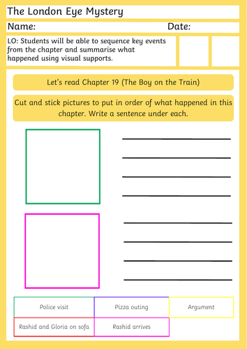 The London Eye Mystery - Chapter 1 - 29 | Teaching Resources