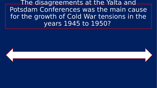 Edexcel Cold War Origins and Causes of the Cold War 1945 to 1953 ...