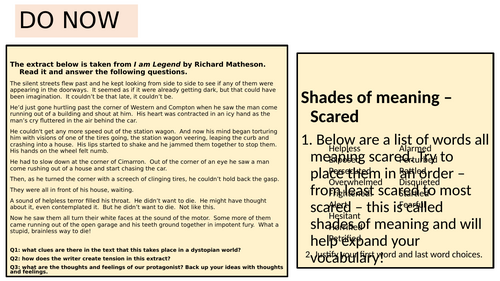 x38 Do Now GCSE English Language Activities for Eduqas Exam Board ...