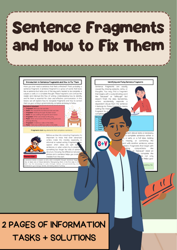 Simple Sentences: Subject, Verb, and Meaning | Teaching Resources