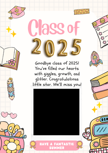 School End of Year Graduation Poster | Teaching Resources