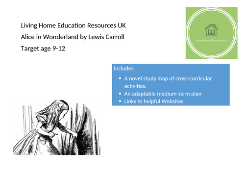 Alice in Wonderland Living Book Study | Teaching Resources