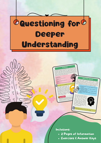 Deep Questioning Techniques: Types, Uses, Examples | Teaching Resources