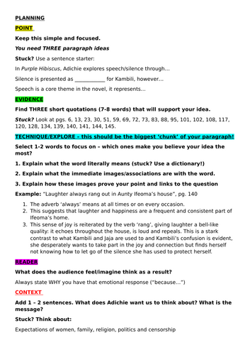 Purple Hibiscus - Full Scheme | Teaching Resources