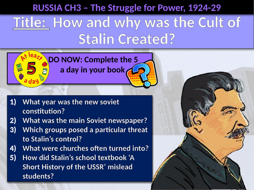 Russia and the Soviet Union Edexcel GCSE 9–1 – Key Topic 3 Full Unit (7 ...