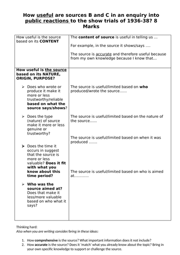 Russia and the Soviet Union Edexcel GCSE 9–1 – Key Topic 3 Full Unit (7 ...