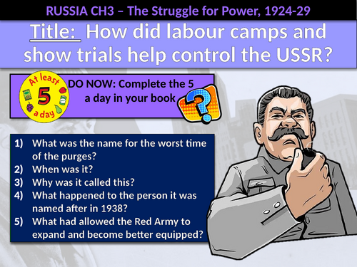 Russia and the Soviet Union Edexcel GCSE 9–1 – Key Topic 3 Full Unit (7 ...