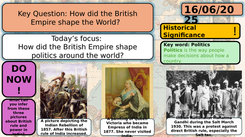 Lesson 3: How did the British Empire shape politics around the world ...