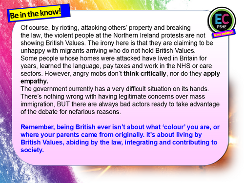 British Values - Importance of British Values | Teaching Resources