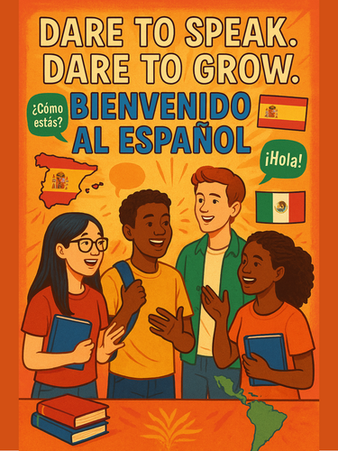 5 Inspirational Posters about Spanish Classes 18" X 24" | Teaching ...