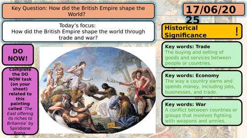 Lesson 4: How did the British Empire shape the world through trade and ...