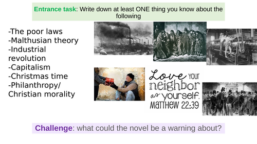 AQA 'A Christmas Carol' full unit of work: GCSE English Literature-high ...