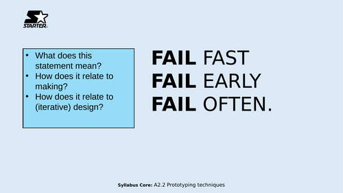 A2.2 Prototyping and physical prototypes IB DT new 2027 spec | Teaching ...