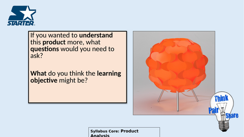 B2.1.7 Product Analysis IB DT new 2027 spec | Teaching Resources