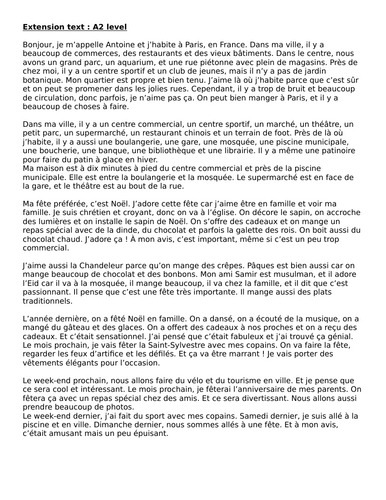 Year 9 Unit 12: GCSE FRENCH: Les fêtes & les traditions - Past ...