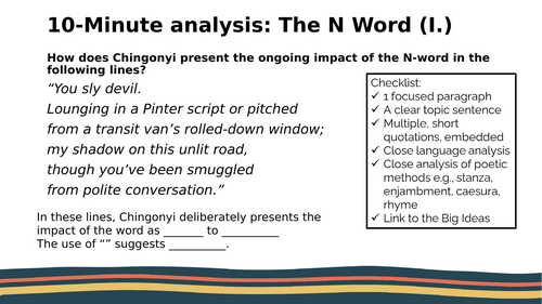 Kayo Chingonyi Poetry: Waves | Teaching Resources