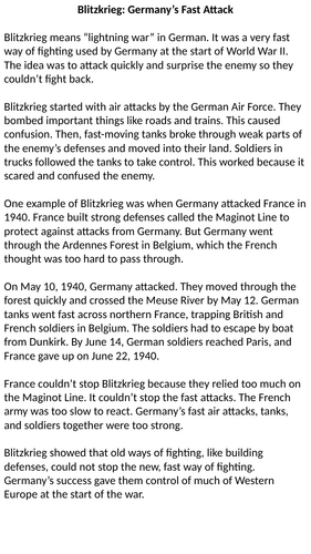 How nations responded to the outbreak of WW2 - Lesson | Teaching Resources