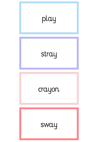Phase 5 Word Cards | Teaching Resources