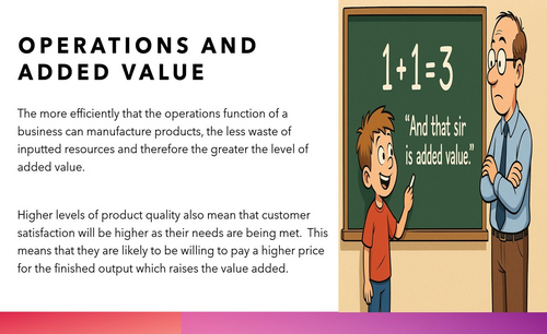 CAIE Business - 4.1 The Nature of Operations | Teaching Resources