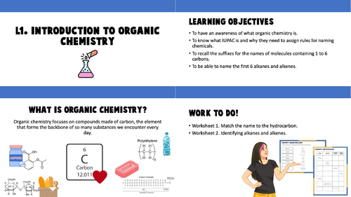 IGCSE Edexcel Organic Chemistry Double Award | Teaching Resources