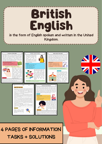Varieties of English – Teaching Pack: British, American, Australian ...