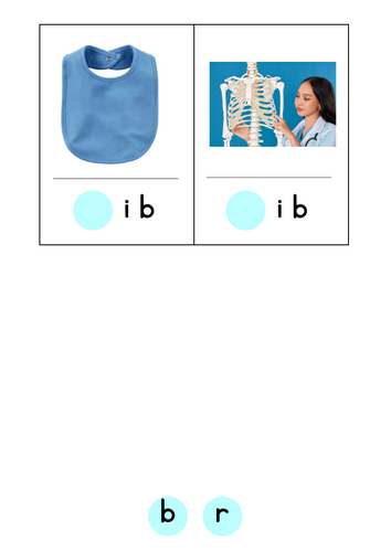 Beginning Sounds Clip Cards – Short “i” CVC Words | Phonics Activity ...