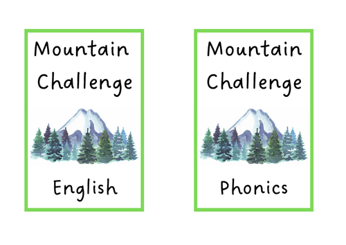 Year R - Mountain Challenges - Year Planning | Teaching Resources
