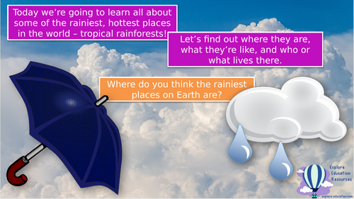Tropical Rainforest Climate and Biome Lesson – KS2 Geography | Teaching ...