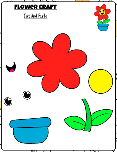 Flower Craft Activity (V2) | Nature craft | Spring Theme Activities ...