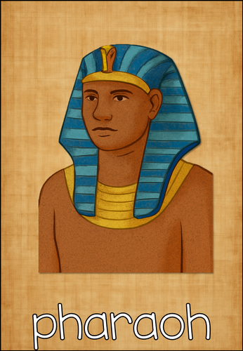 Ancient Egypt Vocabulary Cards & Posters | Flashcards & Clue Guessing ...