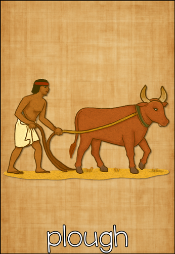 Ancient Egypt Vocabulary Cards & Posters | Flashcards & Clue Guessing ...