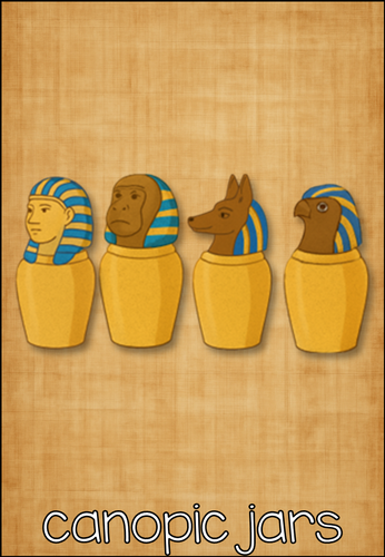 Ancient Egypt Vocabulary Cards & Posters | Flashcards & Clue Guessing ...