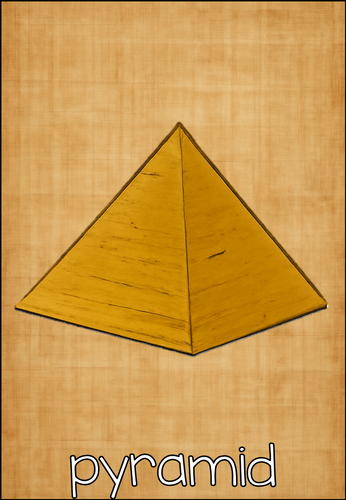 Ancient Egypt Vocabulary Cards & Posters | Flashcards & Clue Guessing ...