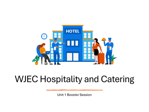 WJEC Hospitality and Catering Unit 1 Exam Booster Student Booklet ...