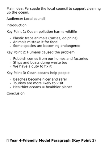 Persuasive writing unit - The Great Kapok Tree Year 4 | Teaching Resources