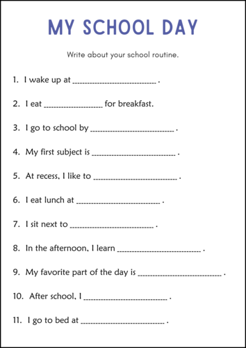 Printable Welcome Back to School Activity Worksheets - First Day Back ...