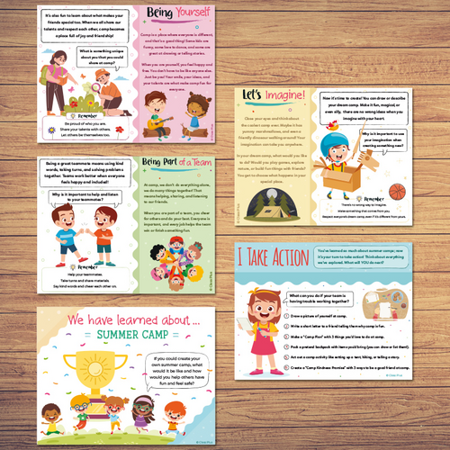Summer Camp PowerPoint PDF and Google Slides | Teaching Resources