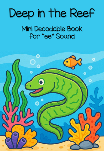 'ee' Phonics Mini Book – Decodable Reading Practice with Activities ...