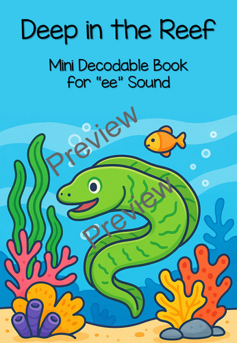 'ee' Phonics Mini Book – Decodable Reading Practice with Activities ...