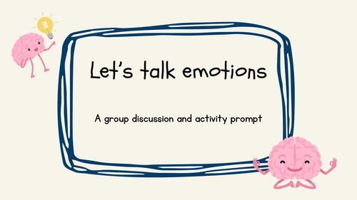 Let's talk emotions | Teaching Resources